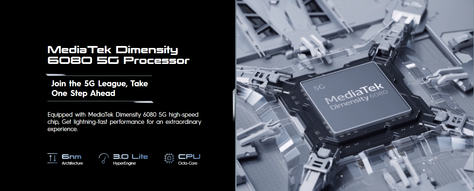 TECNO POVA 5 Pro 5G มือถือเล่นเกมตัวคุ้ม ชิป Dimensity 6080 มีไฟ RGB ...