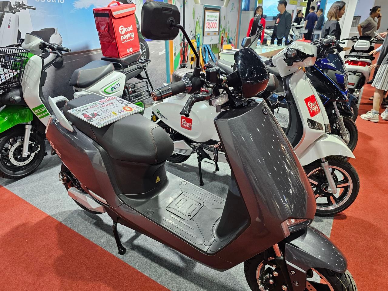 โปรโมชั่น มอเตอร์ไซค์ไฟฟ้า จักรยานไฟฟ้า และสกูตเตอร์ไฟฟ้า Bangkok EV Expo 2023 | DroidSans