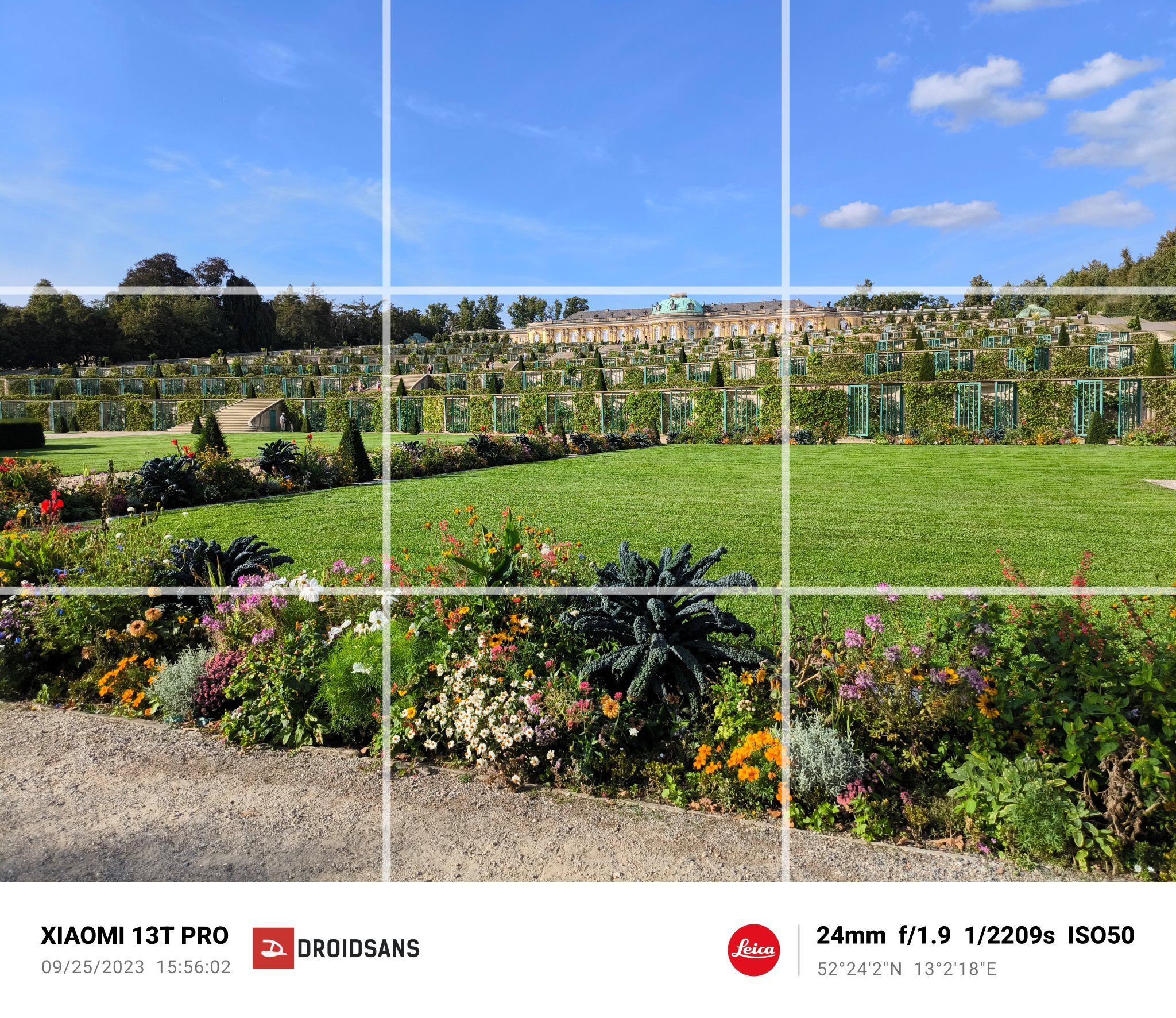 Tips | 10 วิธีถ่ายรูปบนมือถือสวย ๆ ด้วย Grid lines เส้นจุดตัด 9 ช่อง | DroidSans