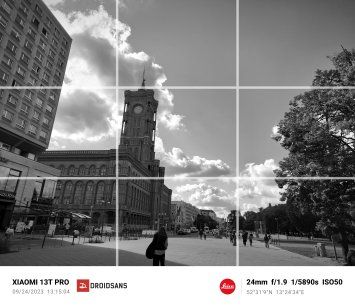 Tips | 10 วิธีถ่ายรูปบนมือถือสวย ๆ ด้วย Grid lines เส้นจุดตัด 9 ช่อง | DroidSans