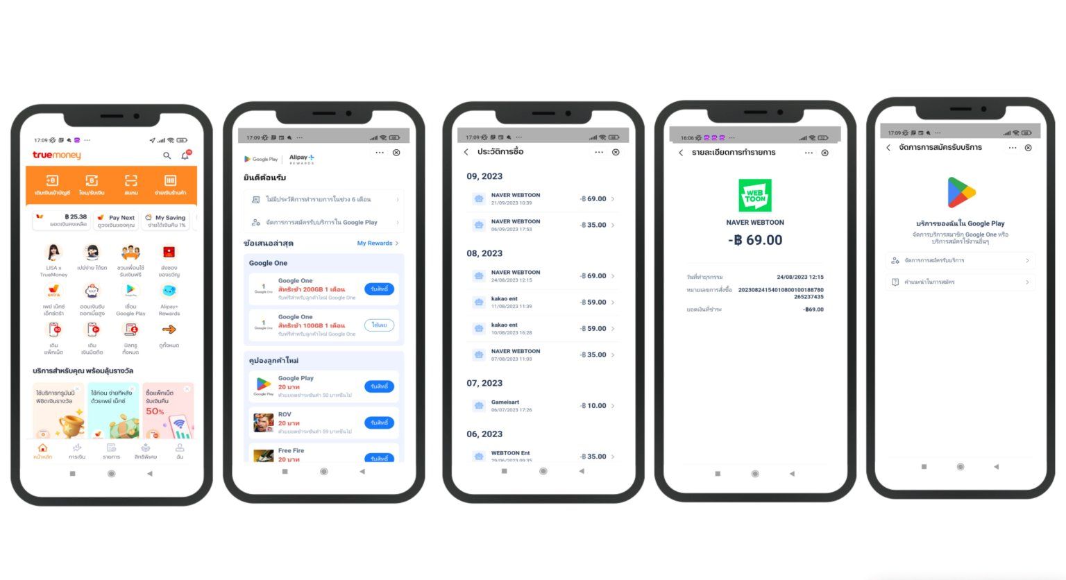 ทรูมันนี่ เปิดตัวฟีเจอร์ใหม่อย่าง Google Play ซื้อเกม ดูประวัติการซื้อได้ มาพร้อมสิทธิประโยชน์ ...
