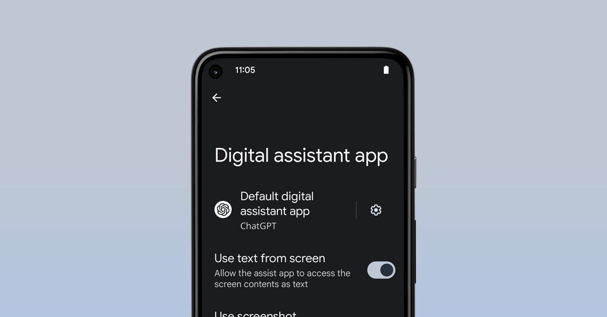 ChatGPT บน Android จะตั้งค่าเป็นผู้ช่วยอัจฉริยะแทน Google Assistant ได้ในเร็ว ๆ นี้ | DroidSans