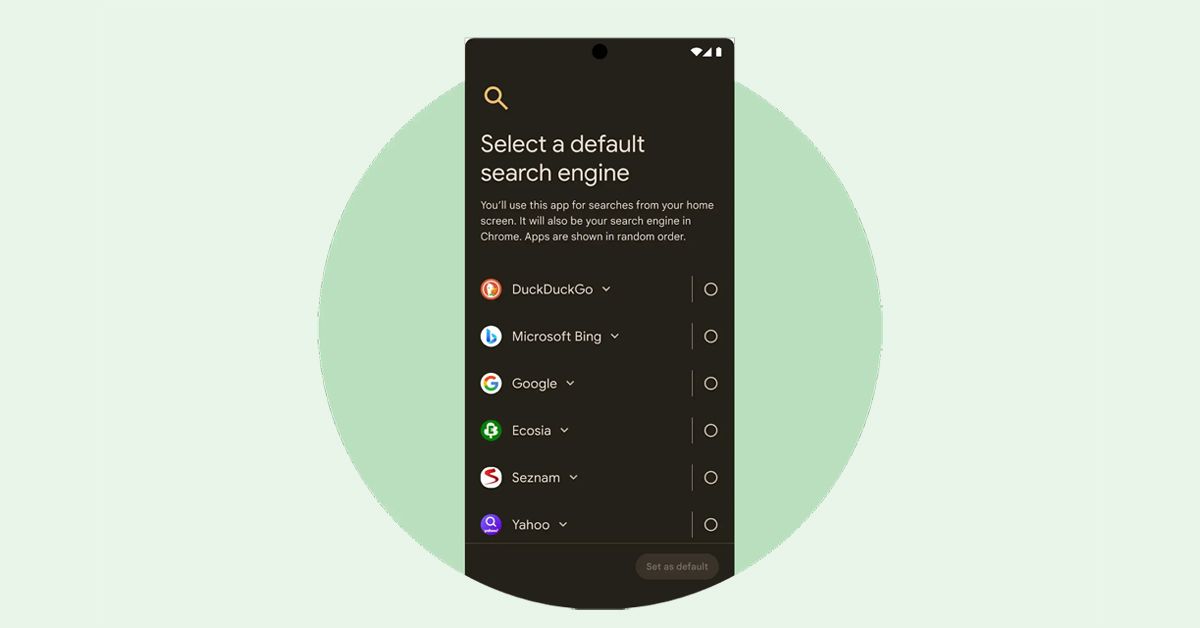 Android เตรียมเพิ่มหน้า Choice Screen ให้เลือก Search Engine หลักบน ...