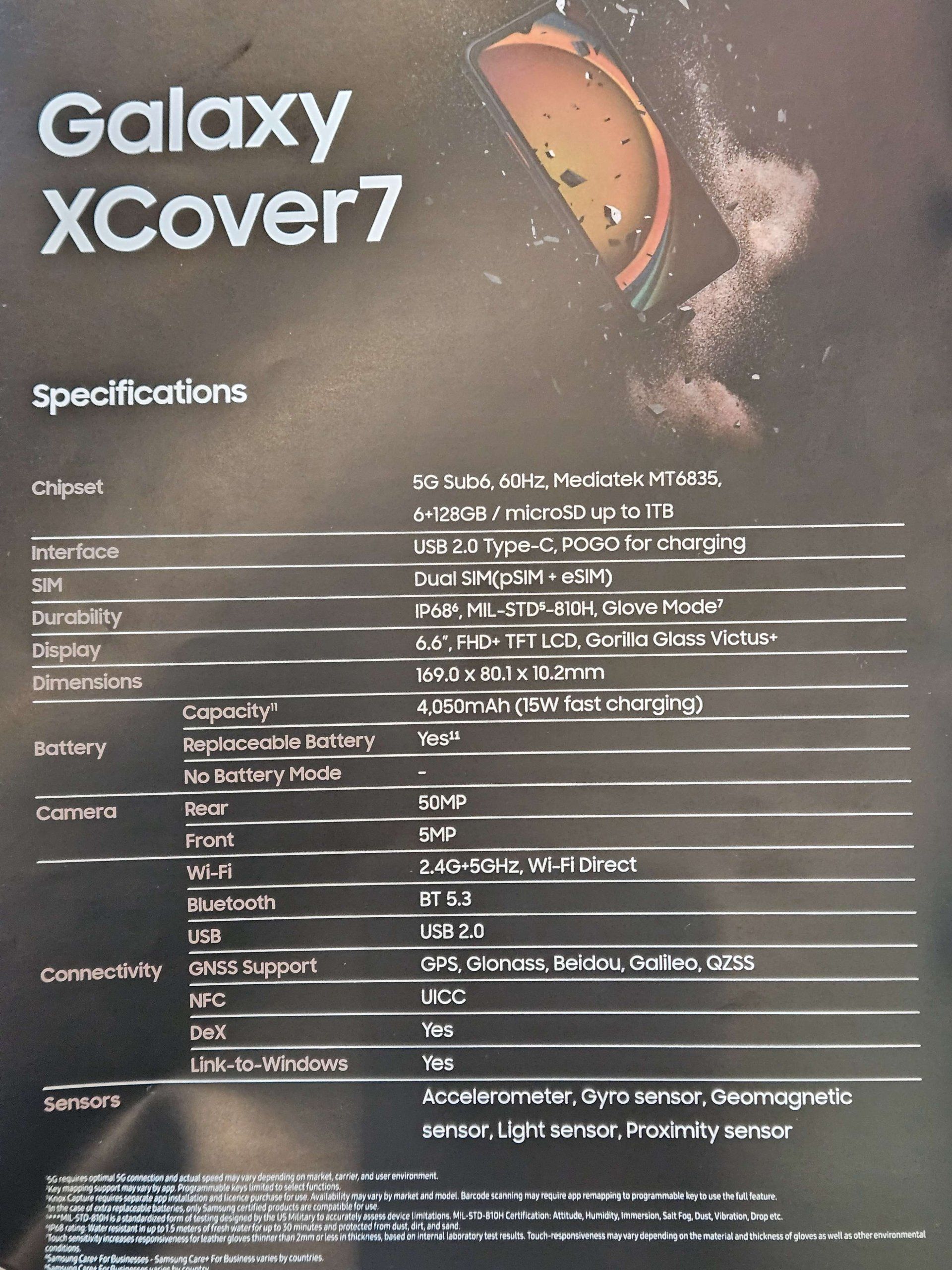 เปิดราคาไทย Samsung Galaxy XCover7 และ Tab Active5 คู่หูพันธุ์แกร่ง ...