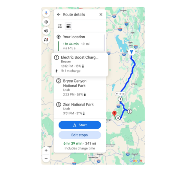 Google จ่ออัปเดต 3 ฟีเจอร์ใหม่ ช่วยค้นหาจุดชาร์จรถ EV บน Google Maps ได้ง่ายขึ้น | DroidSans