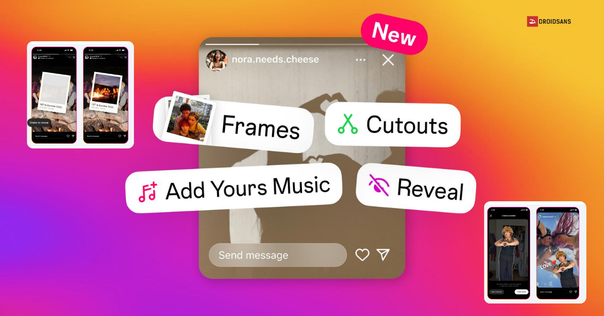 ลองเล่น 4 ฟีเจอร์ใหม่ Instagram สำหรับ IG Story ทั้ง เพิ่มเพลง, กรอบภาพ ...