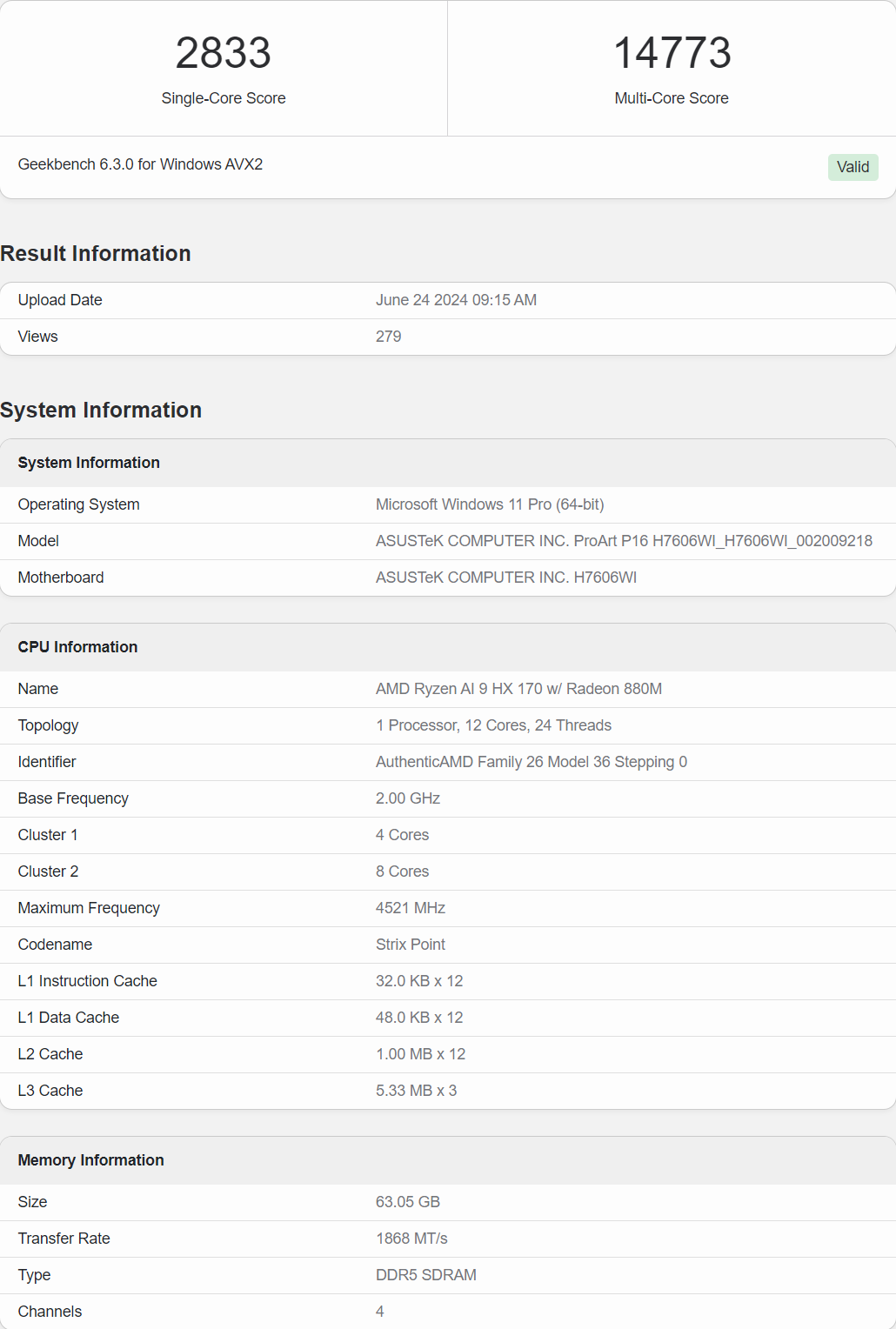 AMD Ryzen AI 9 HX 370 และ Ryzen AI 9 365 ถูกทดสอบบน Geekbench 6 พบแรง ...