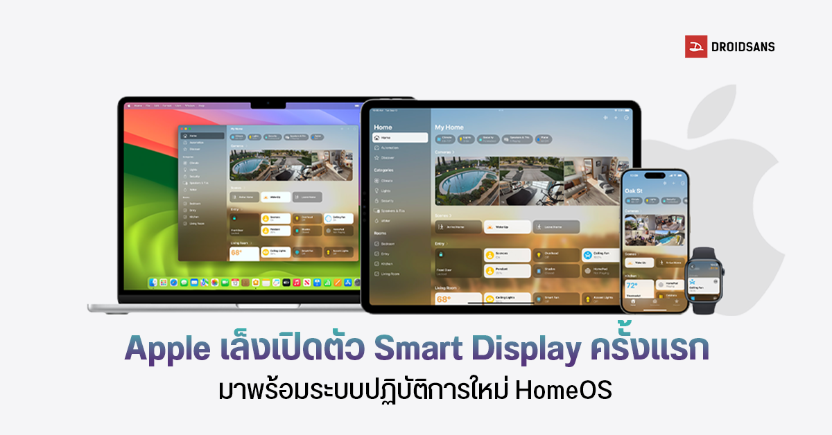 Apple เล็งเปิดตัว Smart Display ครั้งแรก อุปกรณ์ Smart Home สำหรับบ้านอัจฉริยะ มาพร้อมระบบ ...