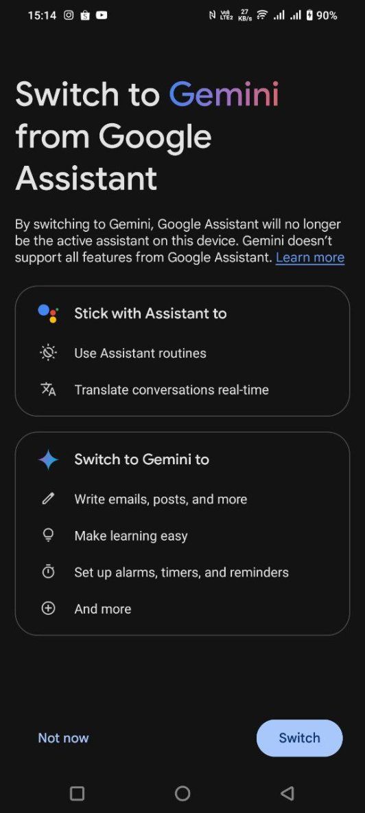 PREVIEW | พรีวิวแอป Gemini แอป AI ใช้งานฟรี มีเฉพาะ Android ก่อน หน้าตา ...