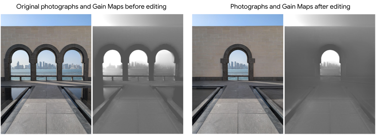 Google Photos ตีบวก ML ให้แต่งภาพ Ultra HDR ได้โดย Gain Map ไม่เพี้ยน ...