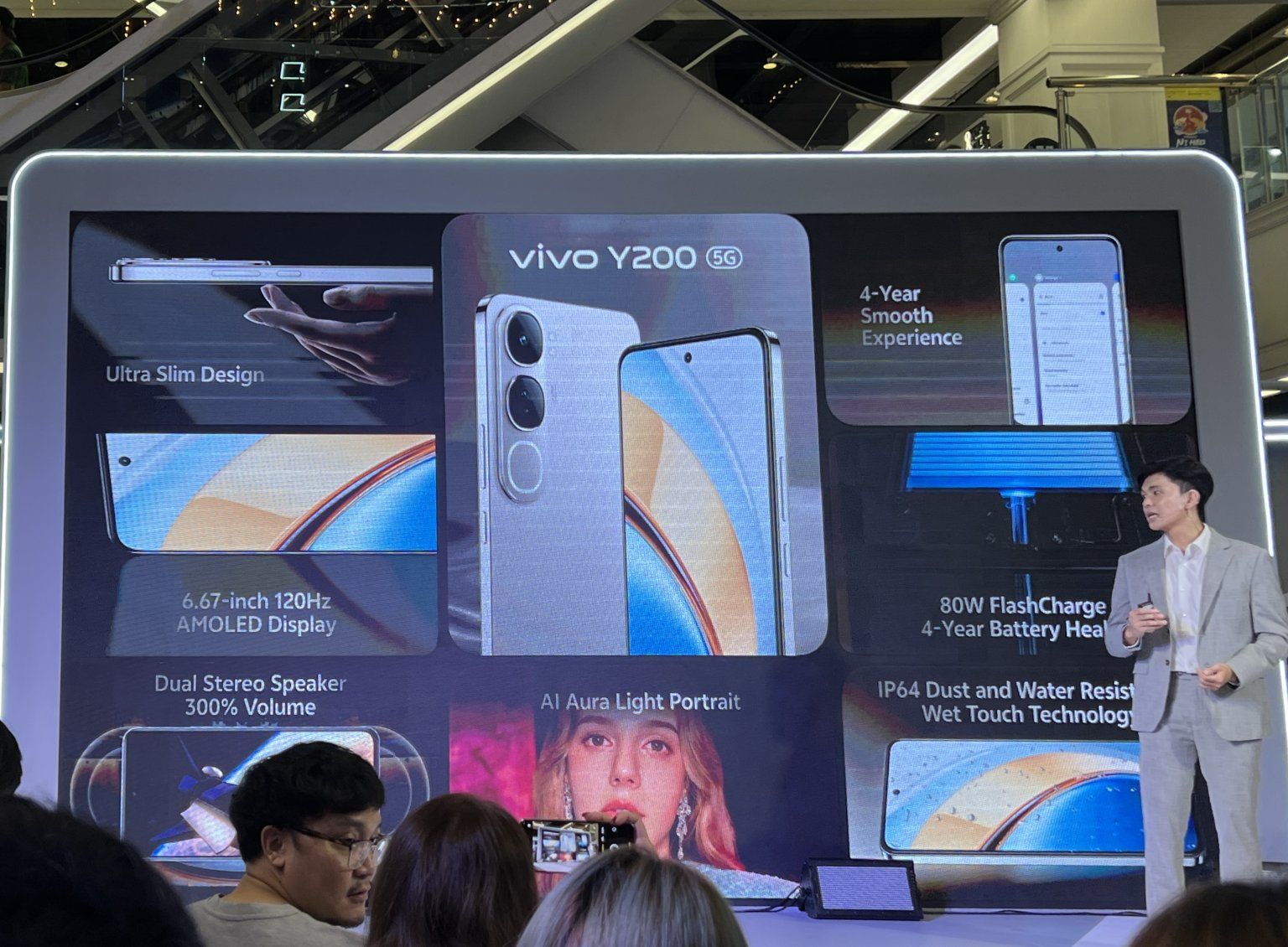ราคาไทย vivo Y200 5G เครื่องสวยพรีเมียม ได้จอ AMOLED พร้อมชาร์จเร็ว 80W รองรับ 5G ในราคาเริ่มต้น ...