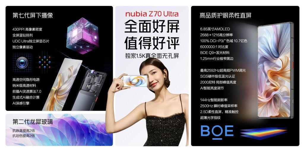 สเปคเปิดตัว nubia Z70 Ultra มือถือเรือธงชิป Snapdragon 8 Elite ชูเป็น AI Phone ได้กล้องหลัง 3 ...