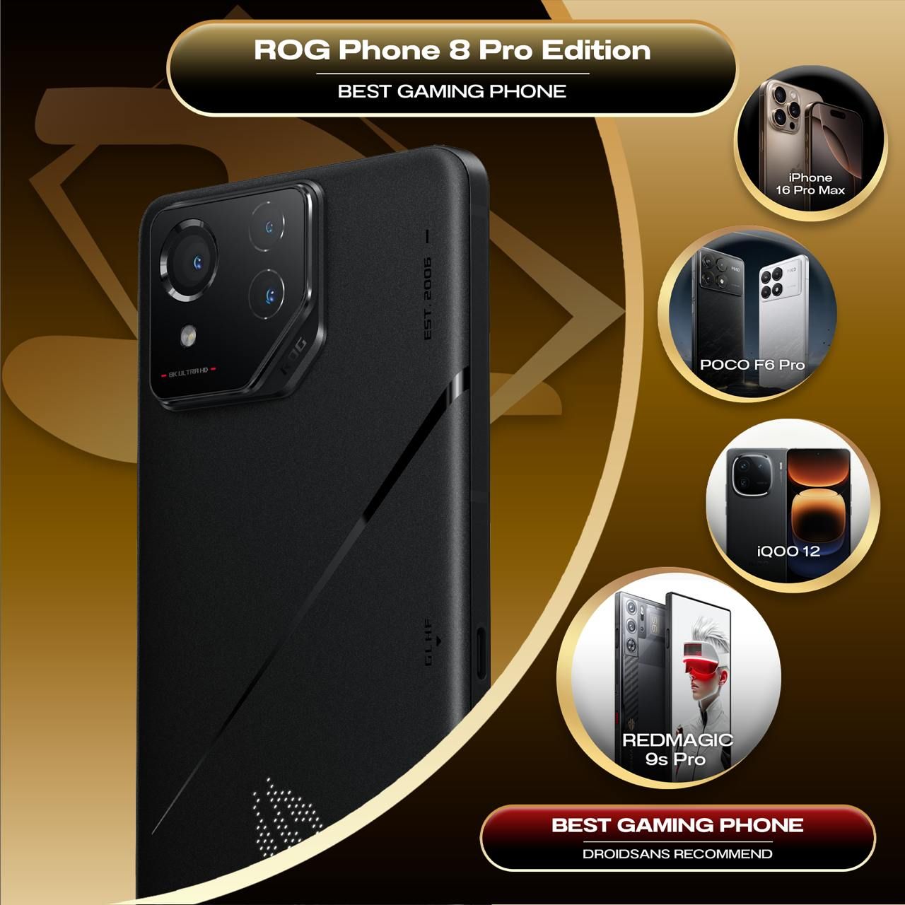 12 ผู้ชนะรางวัล DROIDSANS BE.S.T AWARD 2024 ที่สุดมือถือและแท็บเล็ตแห่งปี 2024 | DroidSans