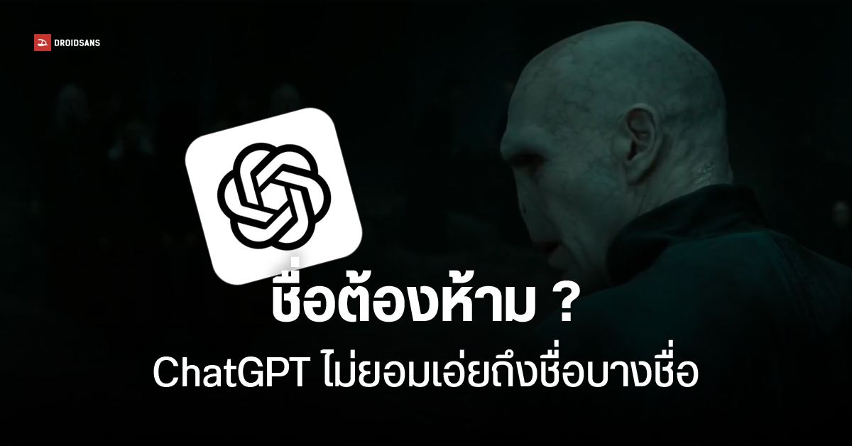 ชาวเน็ตงง David Mayer คือใคร ทำไม ChatGPT ไม่ยอมเอ่ยชื่อ แม้หลอกล่อด้วยสารพัดวิธี | DroidSans
