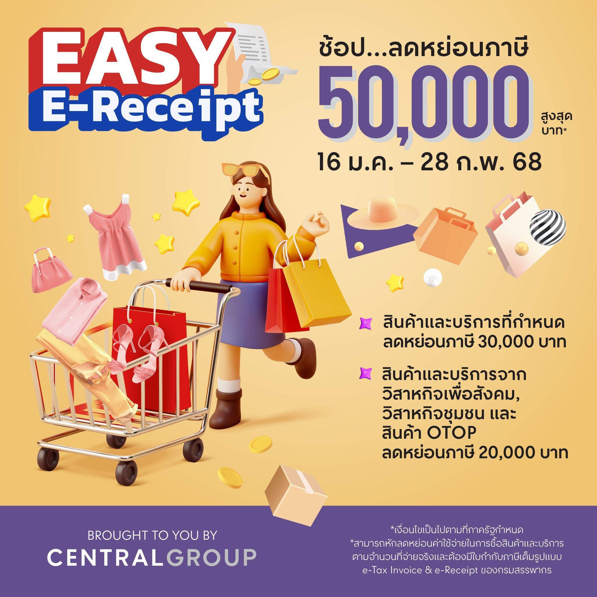 รวมร้านเข้าร่วมโครงการ Easy E-Receipt 2.0 ช้อปดีมีคืน ช้อปลดหย่อนภาษี ...