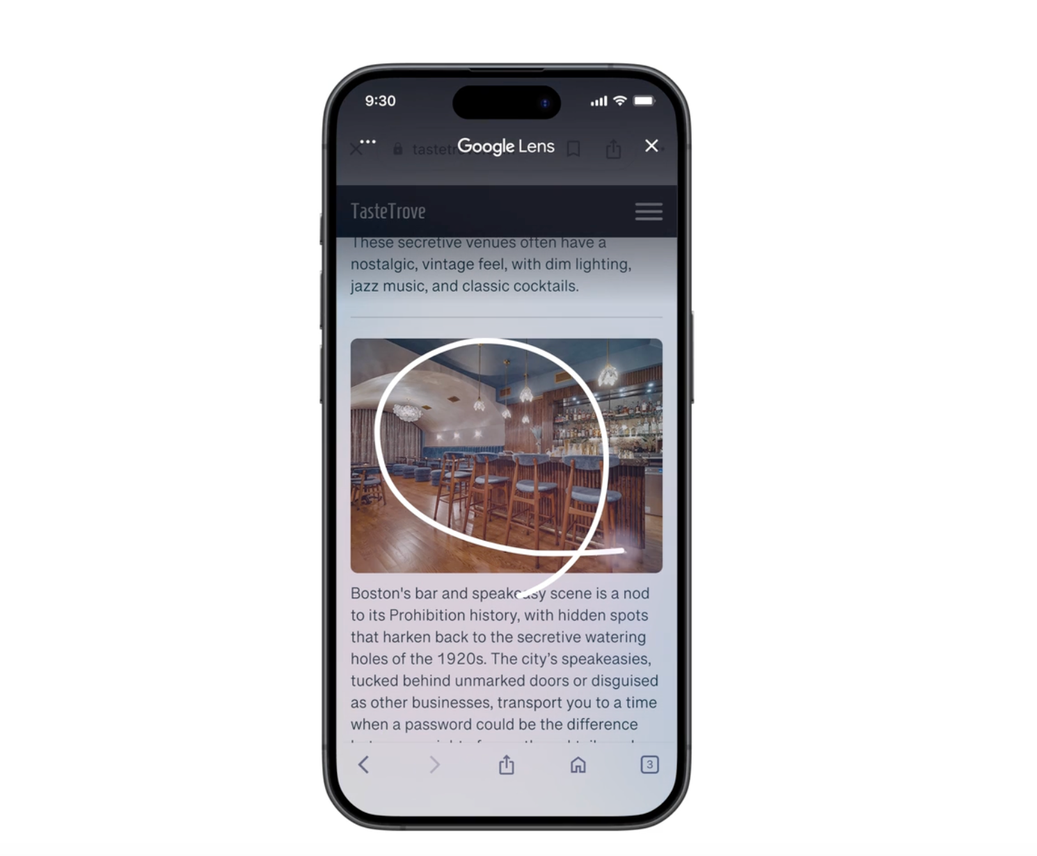 วิธีใช้ Circle to Search บน iPhone ผ่าน Chrome และแอป Google | DroidSans
