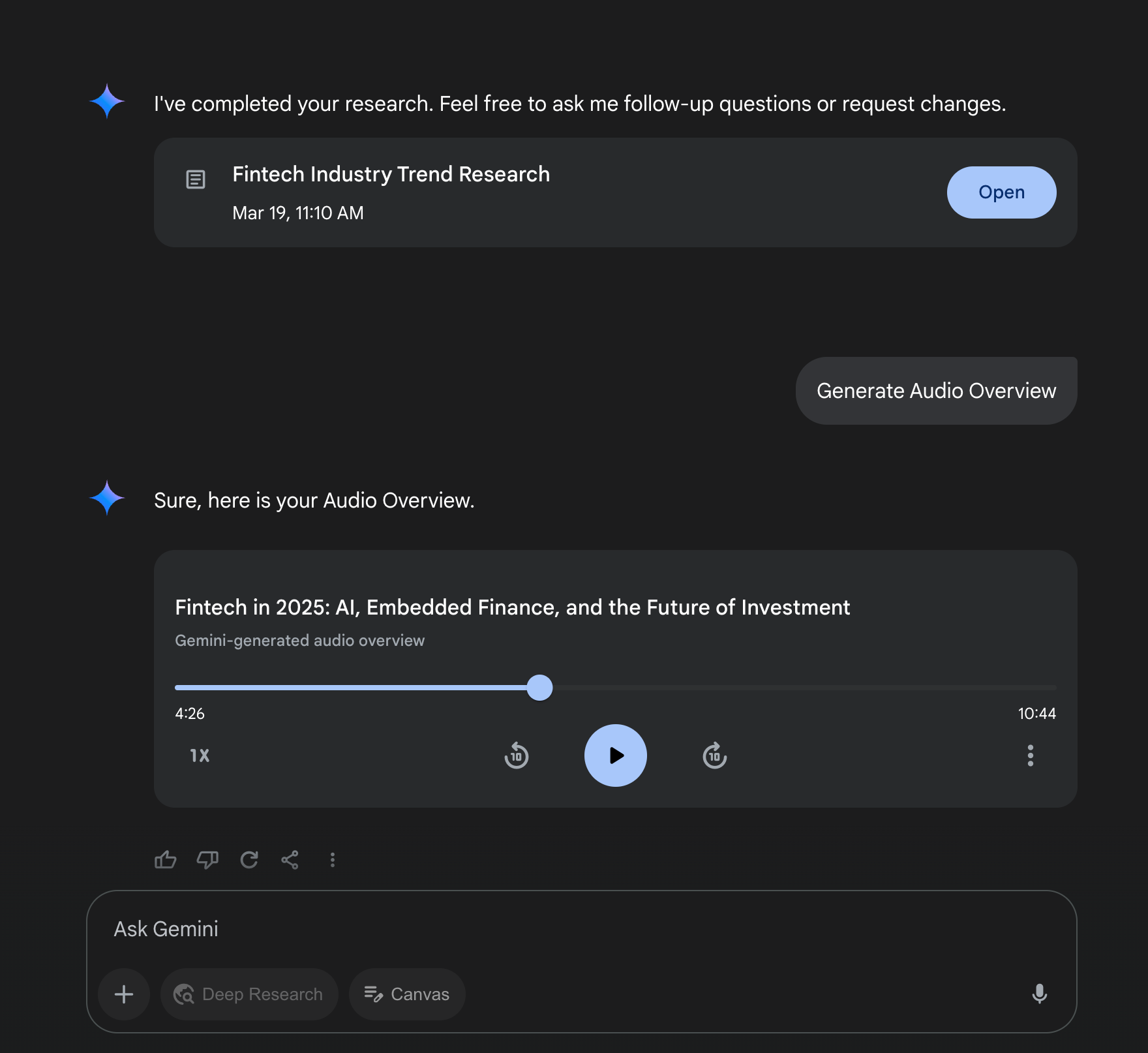 Gemini เพิ่ม 2 ฟีเจอร์ใหม่ Audio Overview สรุปเนื้อหาเป็นรายการพอดแคสต์ ...