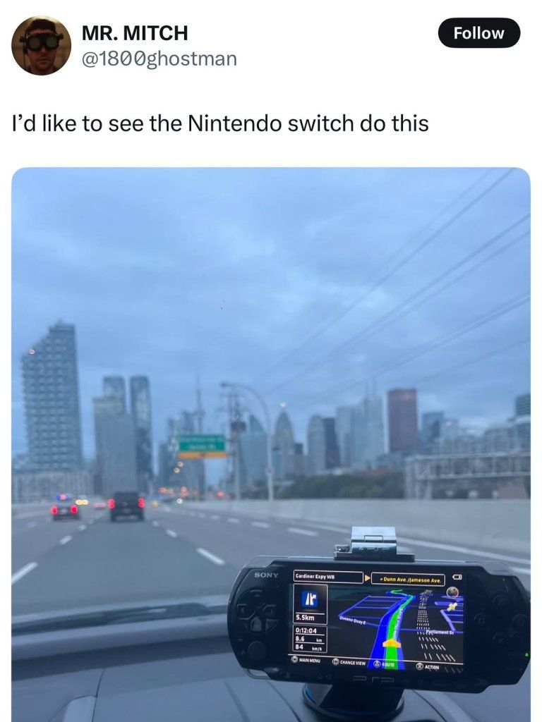 ชุบชีวิตเครื่องเล่นเกมพกพา PSP ให้เป็น GPS นำทาง ชาวเน็ตแซว Switch 2 ...