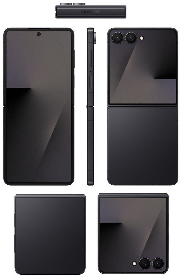 หลุดอีกรอบ ภาพเรนเดอร์ของ Galaxy Z Flip 7 และ Galaxy Flip FE แบบครบทุก ...