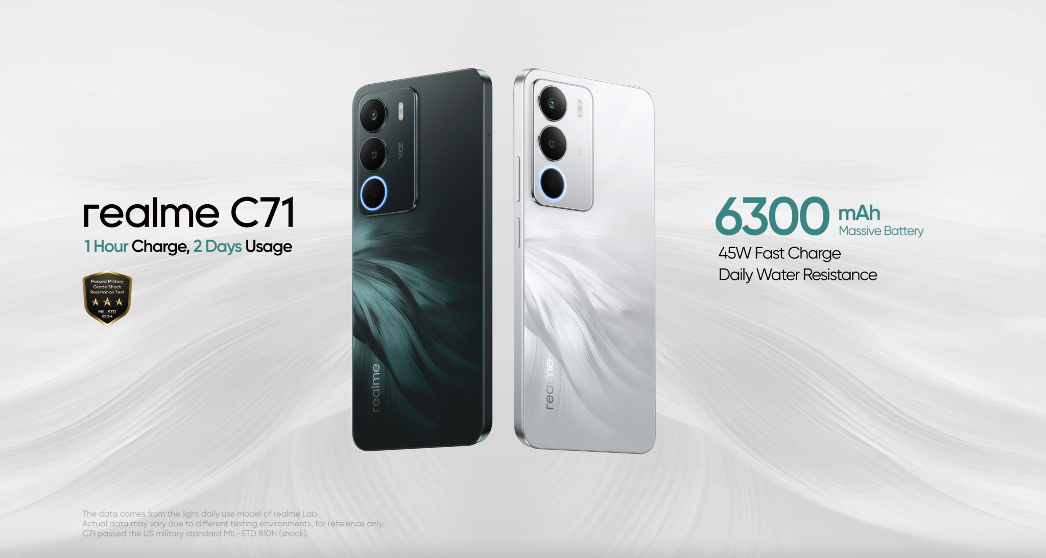 ราคาไทย realme C71 สมาร์ทโฟน 4G น้ำหนักเบา แข็งแรงทนทาน แบตอึด 6,300mAh ...