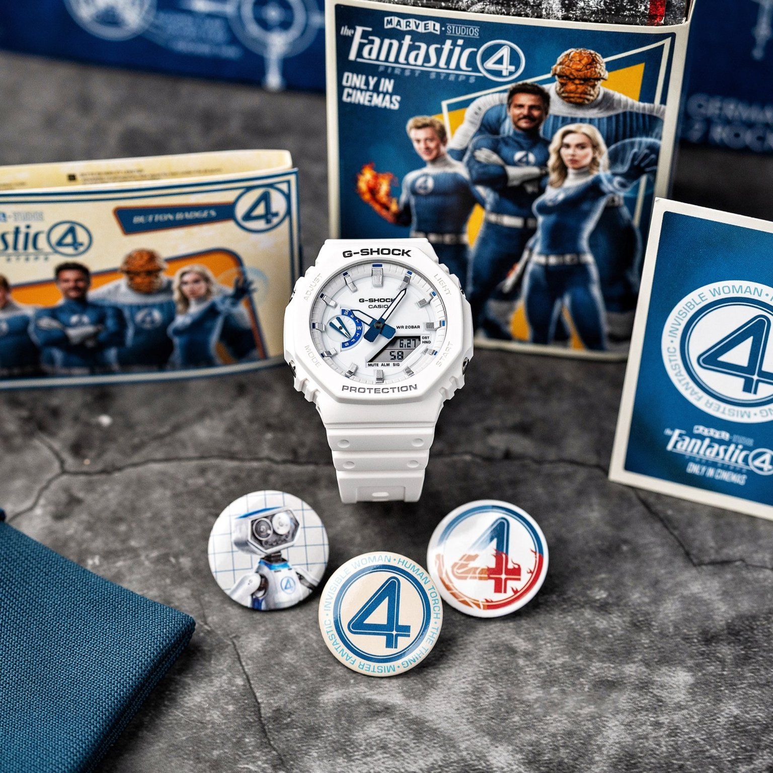 G-Shock จับมือ Marvel เปิดตัวนาฬิการุ่นพิเศษ Fantastic Four มากถึง 4 ...