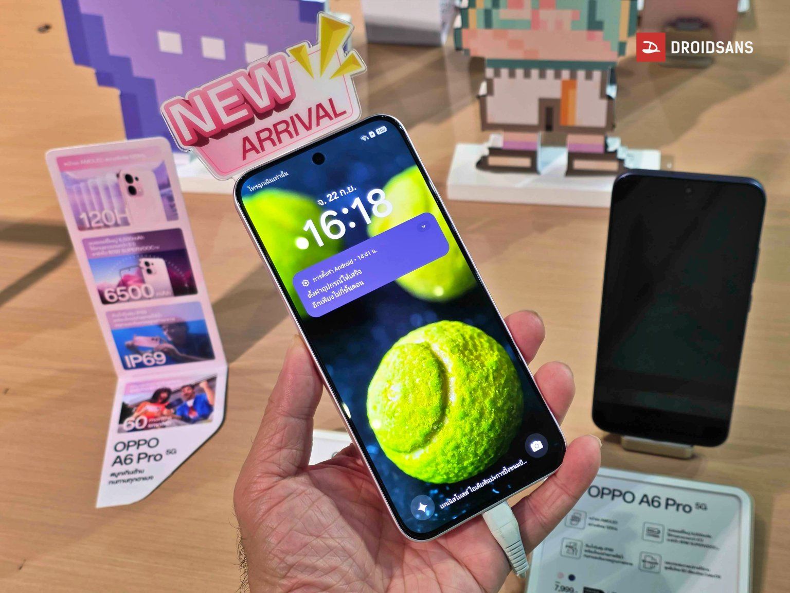 สเปค OPPO A6 Pro 5G ราคาไทยเริ่มต้น 7,999 บาท ชาร์จไว 80W หน้าจอขนาด 6. ...