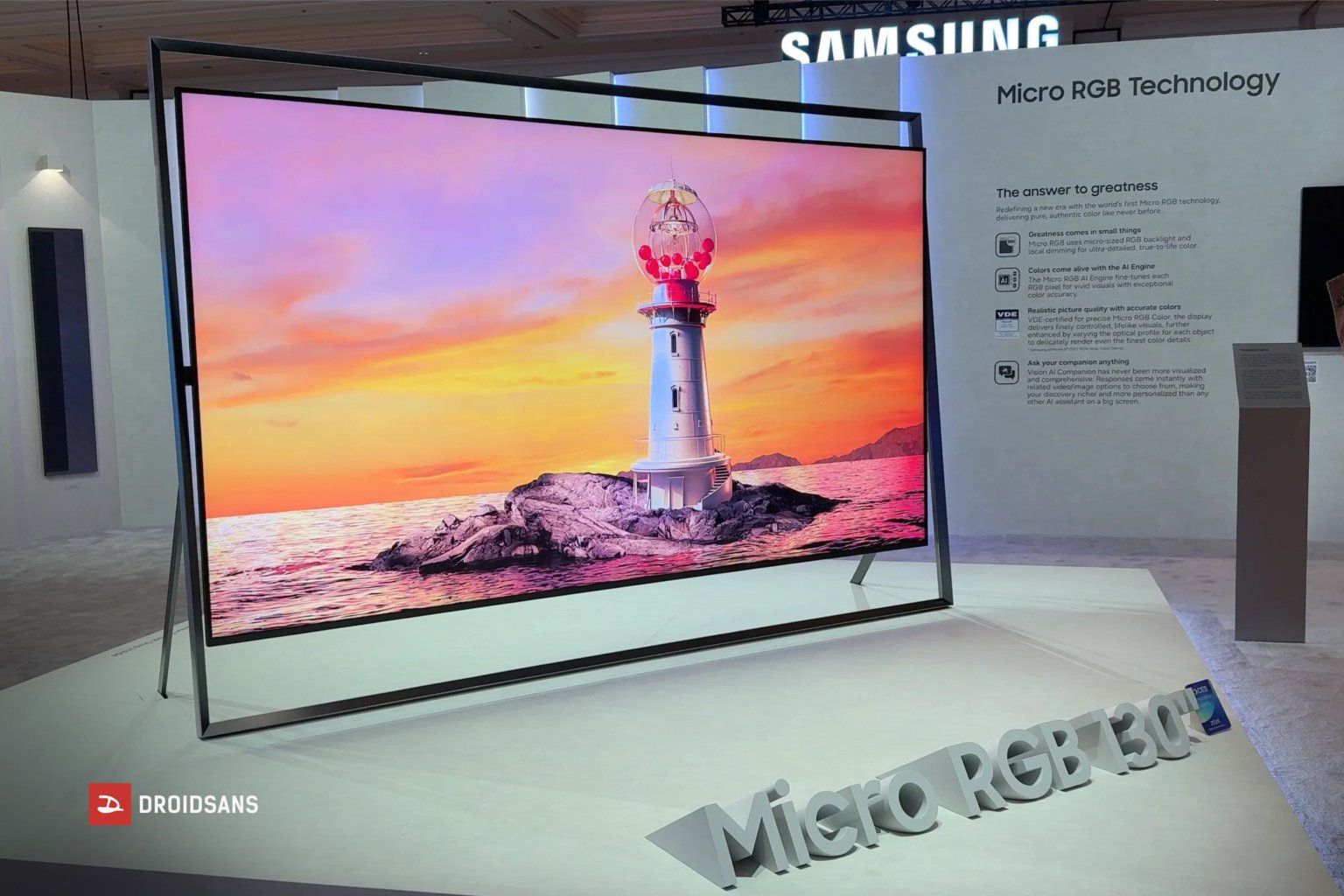 Samsung เปิดตัวทีวี Micro RGB TV ขนาด 130 นิ้ว ในงาน CES 2026 จอใหญ่ภาพ ...
