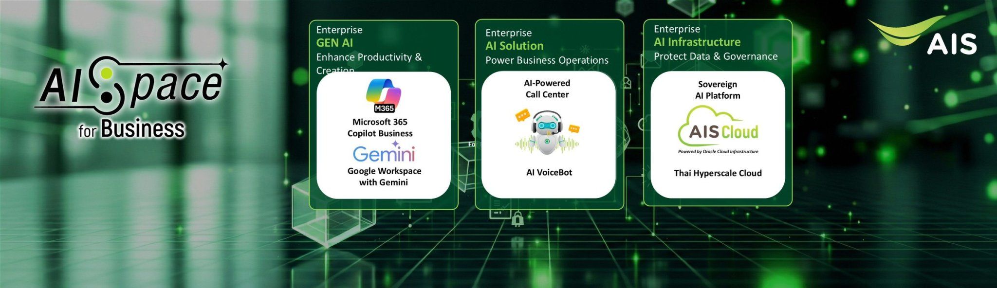 AIS เปิดตัว AISpace รวมแพ็กเกจ AI ระดับโลกสุดคุ้ม จ่ายทีเดียวได้ใช้หลาย ...