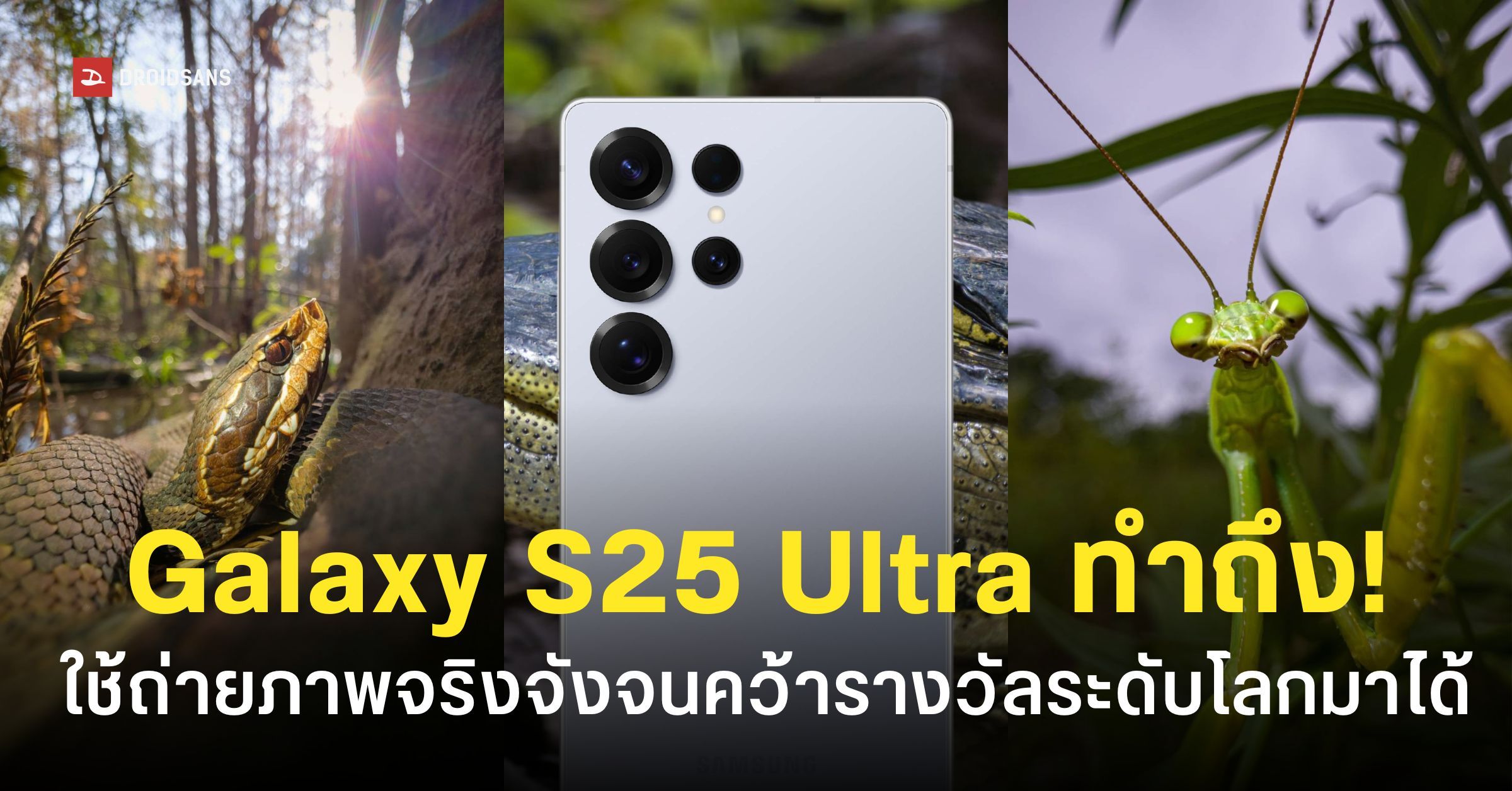 ช่างภาพรางวัลระดับโลกคอนเฟิร์ม Samsung Galaxy S25 Ultra ใช้ถ่ายภาพจริง ...